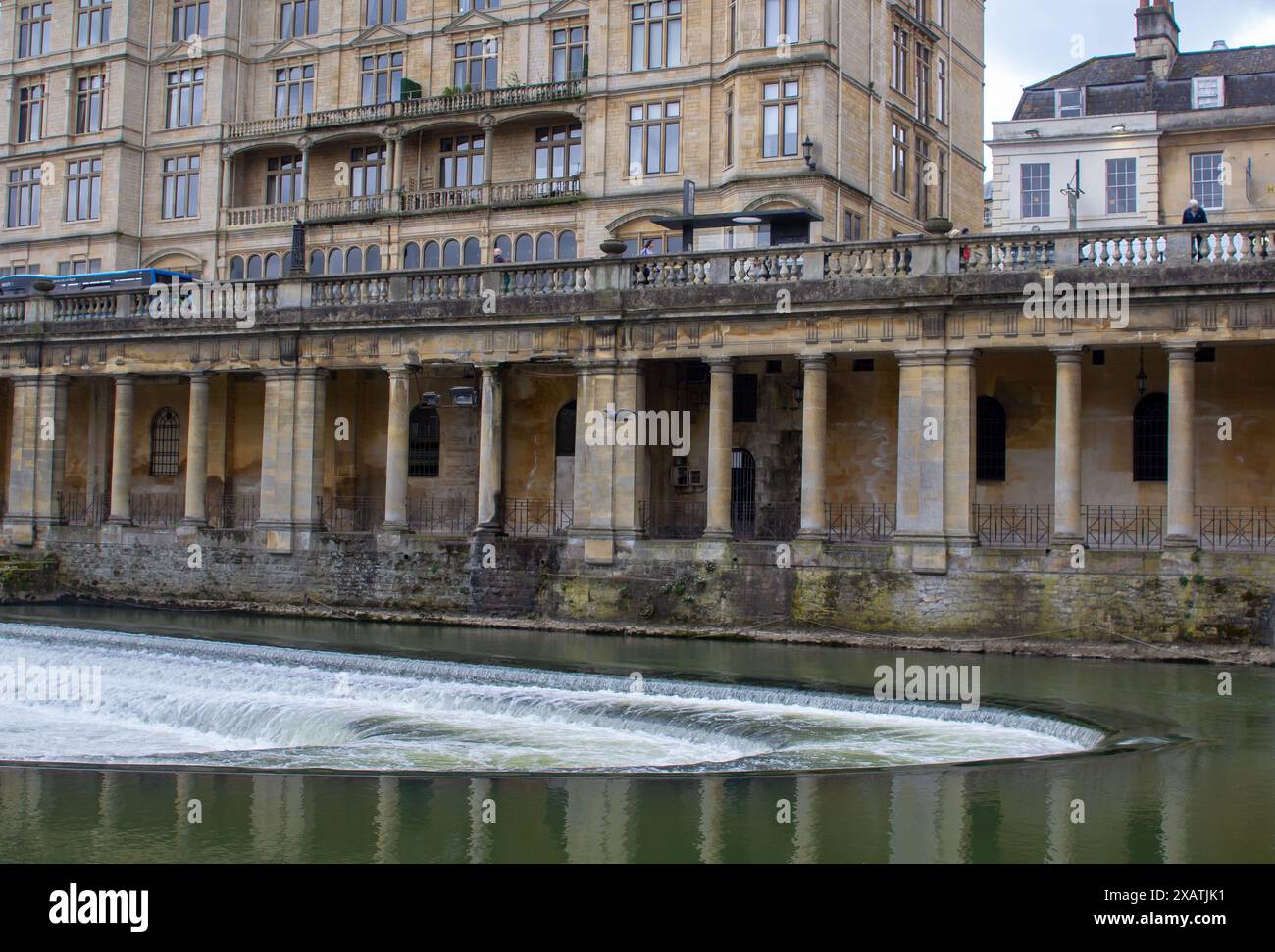24 April 24 The Pulteney Weir on the River Avon overlooked by The ...