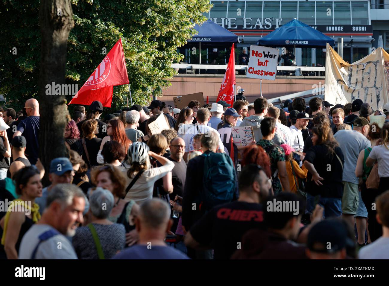 07.06.2024 Mannheim Paradeplatz Veranstaltung der AfD nach tödlicher ...