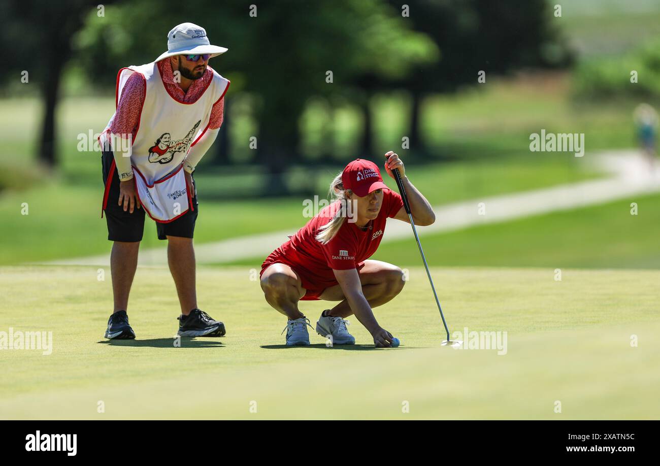Galloway, NJ, USA. 8th June, 2024. Dani Holmqvist of Sweden and her ...