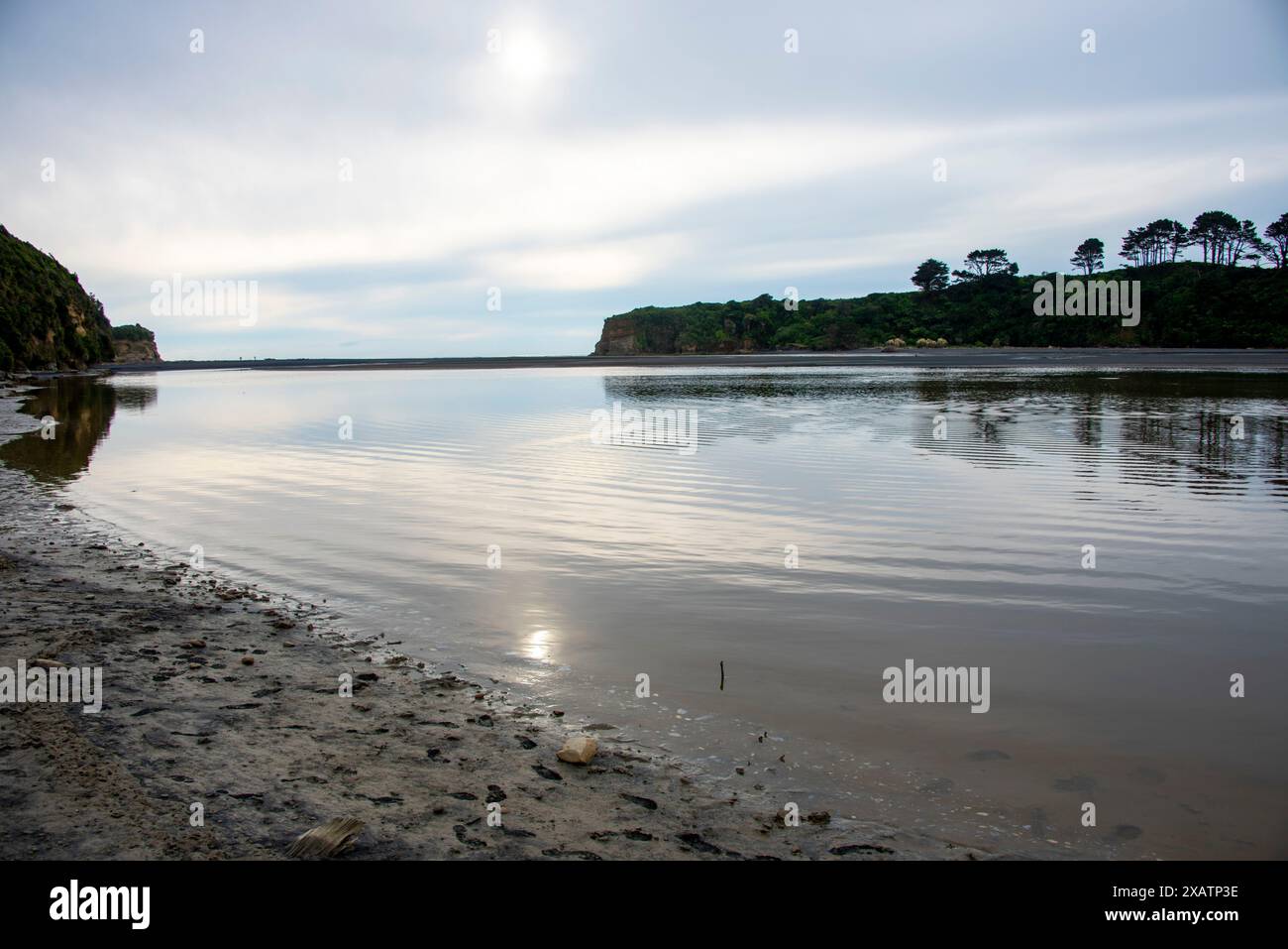 Tongaporutu River - New Zealand Stock Photo - Alamy