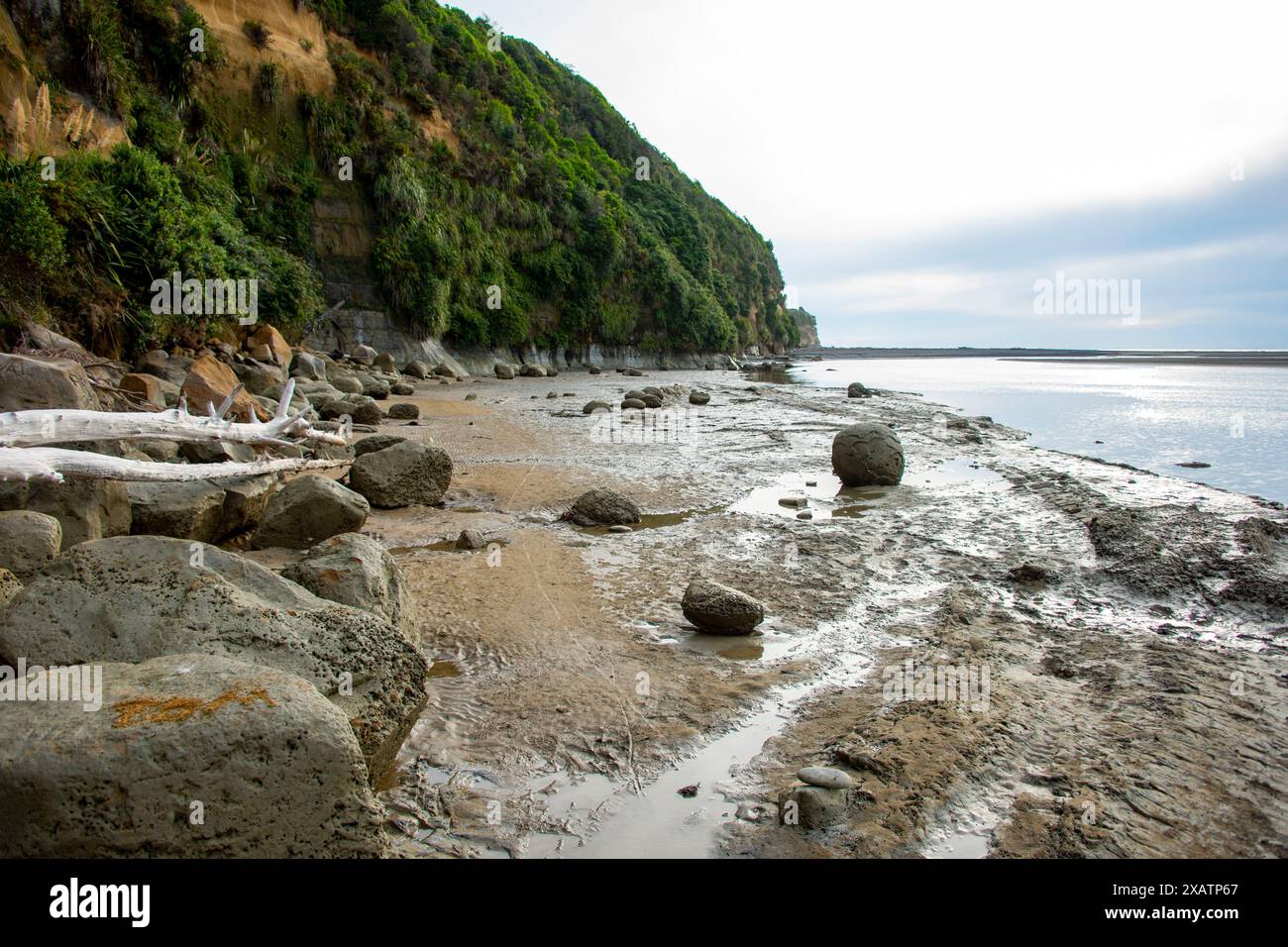 Tongaporutu River - New Zealand Stock Photo - Alamy