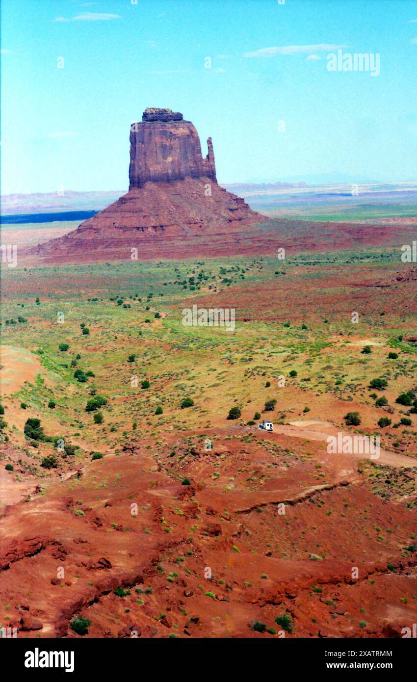 Arizona, U.S.A., approx. 1992. The East Mitten Rock Formation in ...