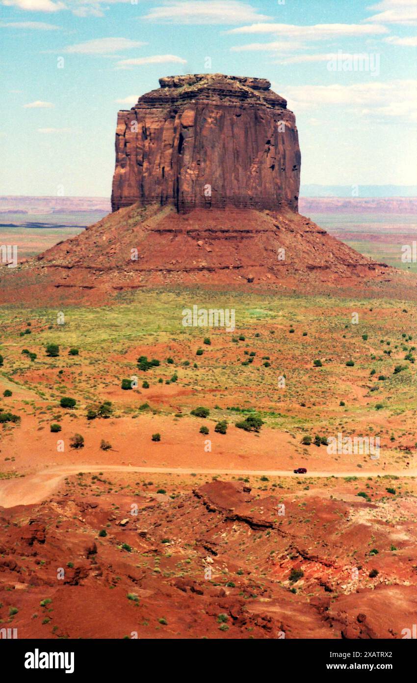 Arizona, U.S.A., approx. 1992. The Merrick Butte Rock Formation in ...