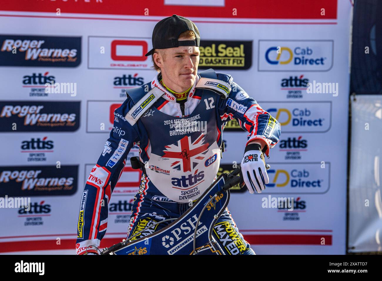 Anders Rowe during the Attis Insurance Sports Division British Speedway ...