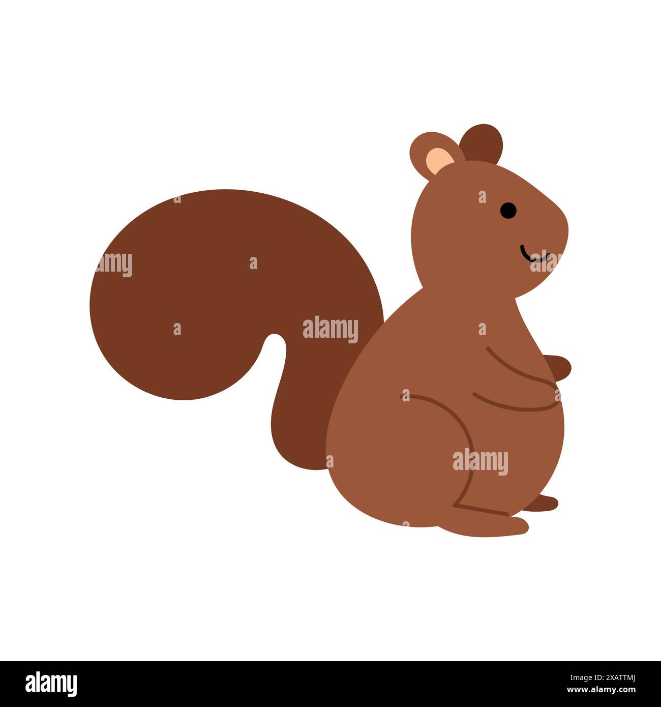 Squirrel animal vector illustration in cartoon style Stock Vector Image ...