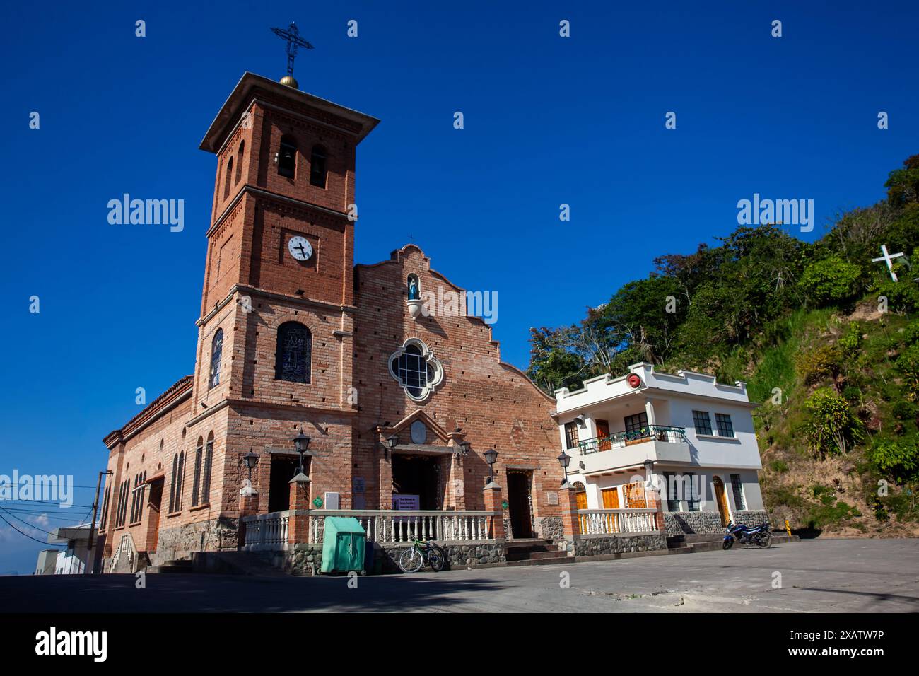 Historical famous Sanctuary of San Antonio de Arma located in ...