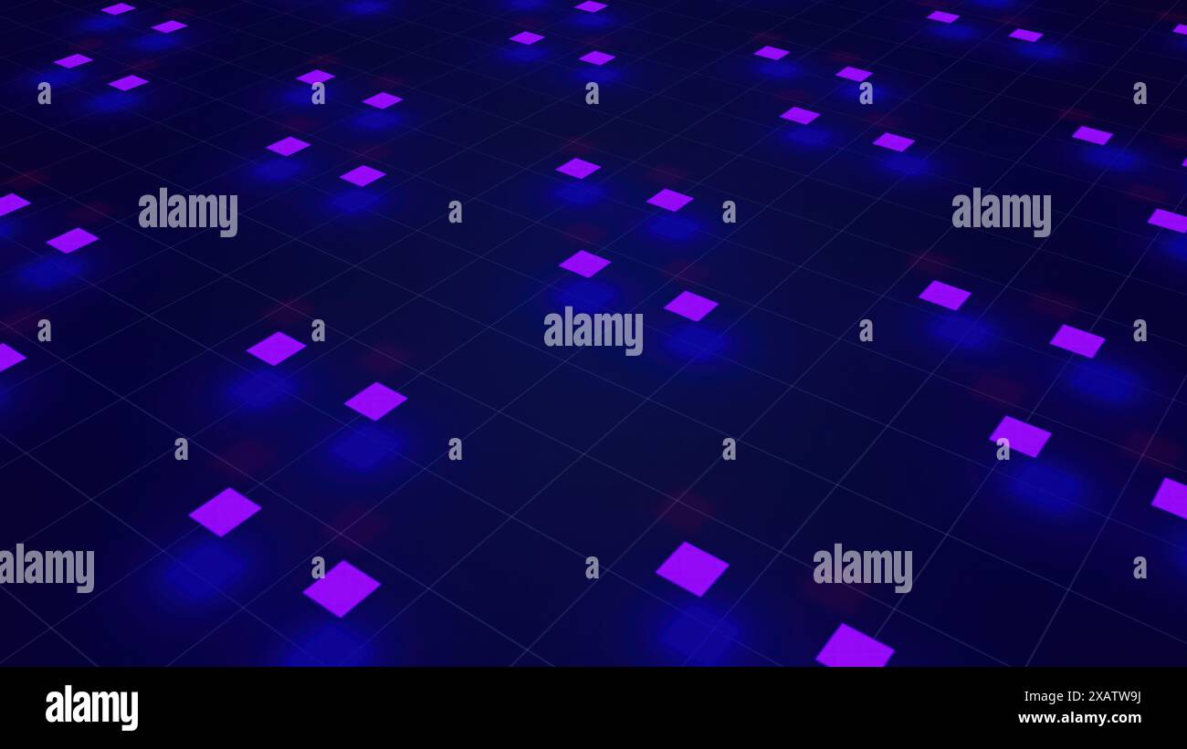 Technology backdrop with shapes and grid. Computer generated 3d render ...
