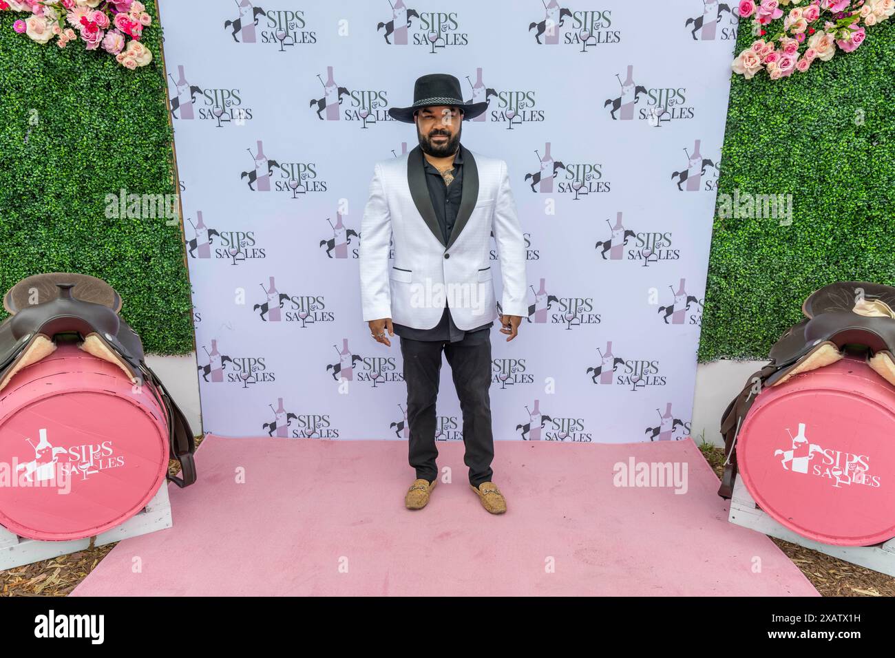 Actor Adrian Dev attends Sips and Saddles-A Celebration of National ...