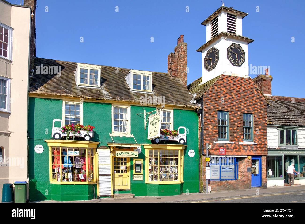 Market House and Cobblestone Cafe, High Street, Steyning, West Sussex ...