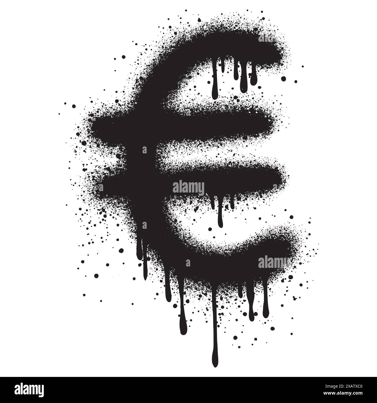 Black white image coins Stock Vector Images - Alamy