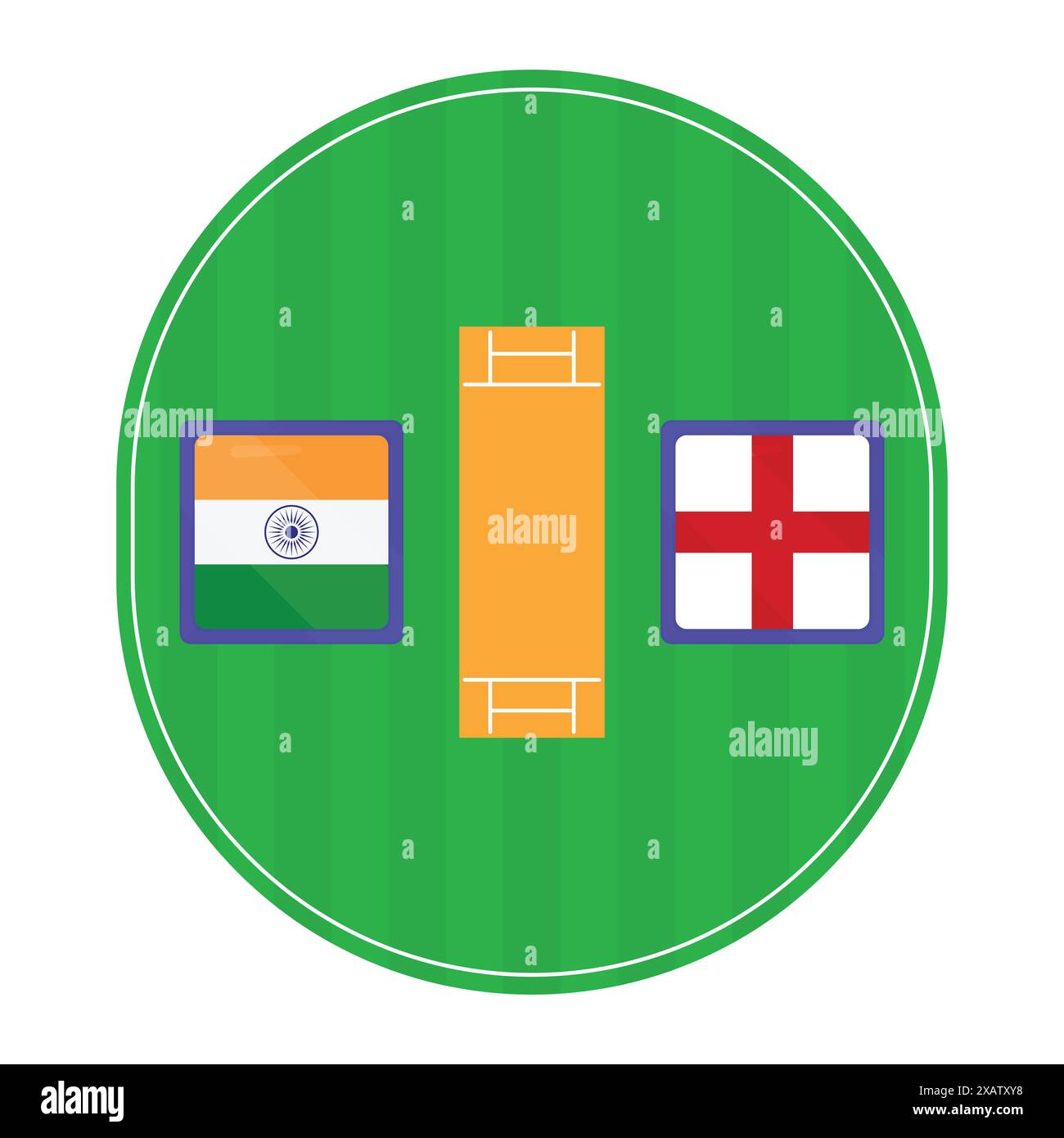 Cricket match england vs Stock Vector Images - Alamy