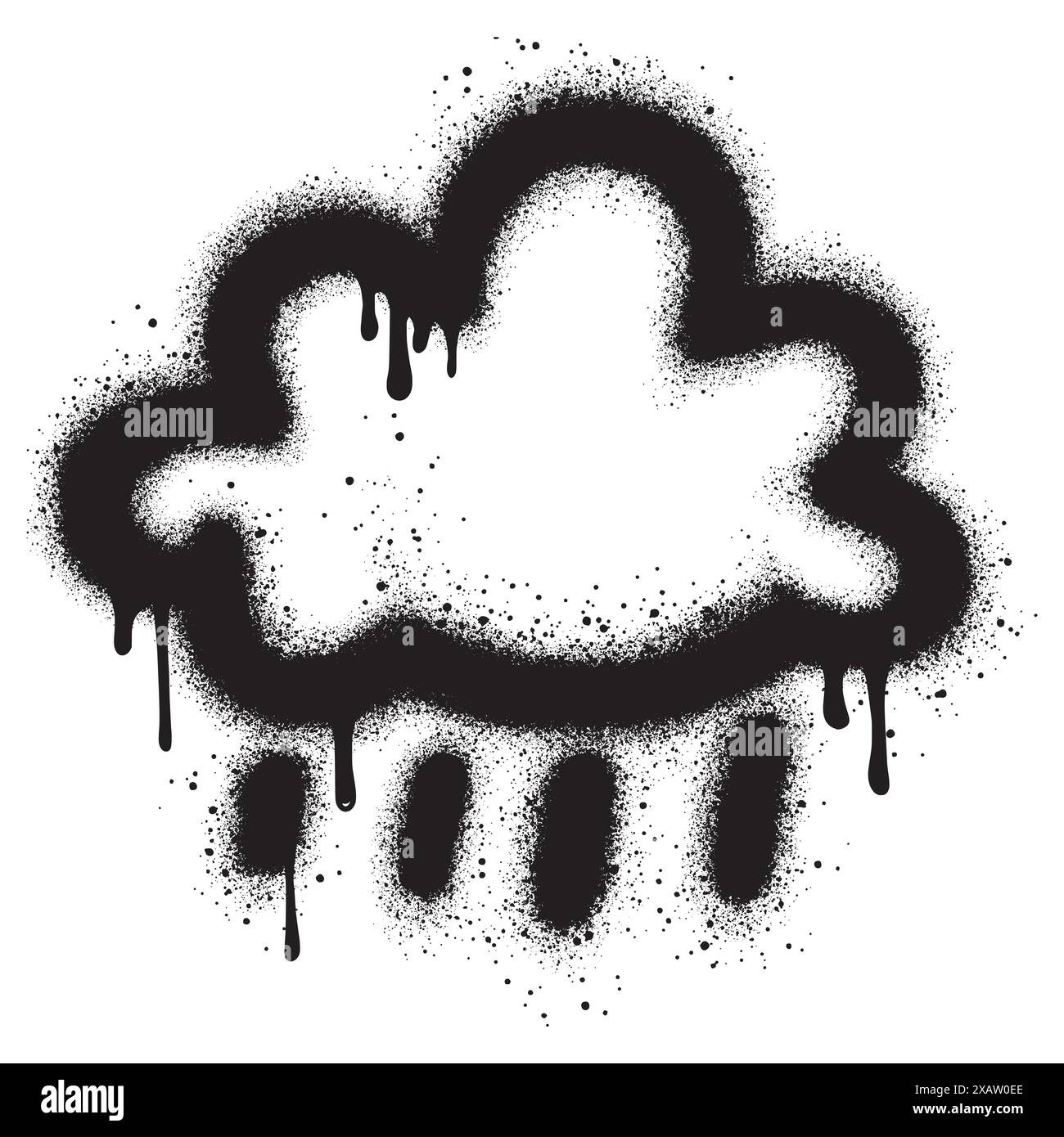 Urban rain graffiti Stock Vector Images - Alamy