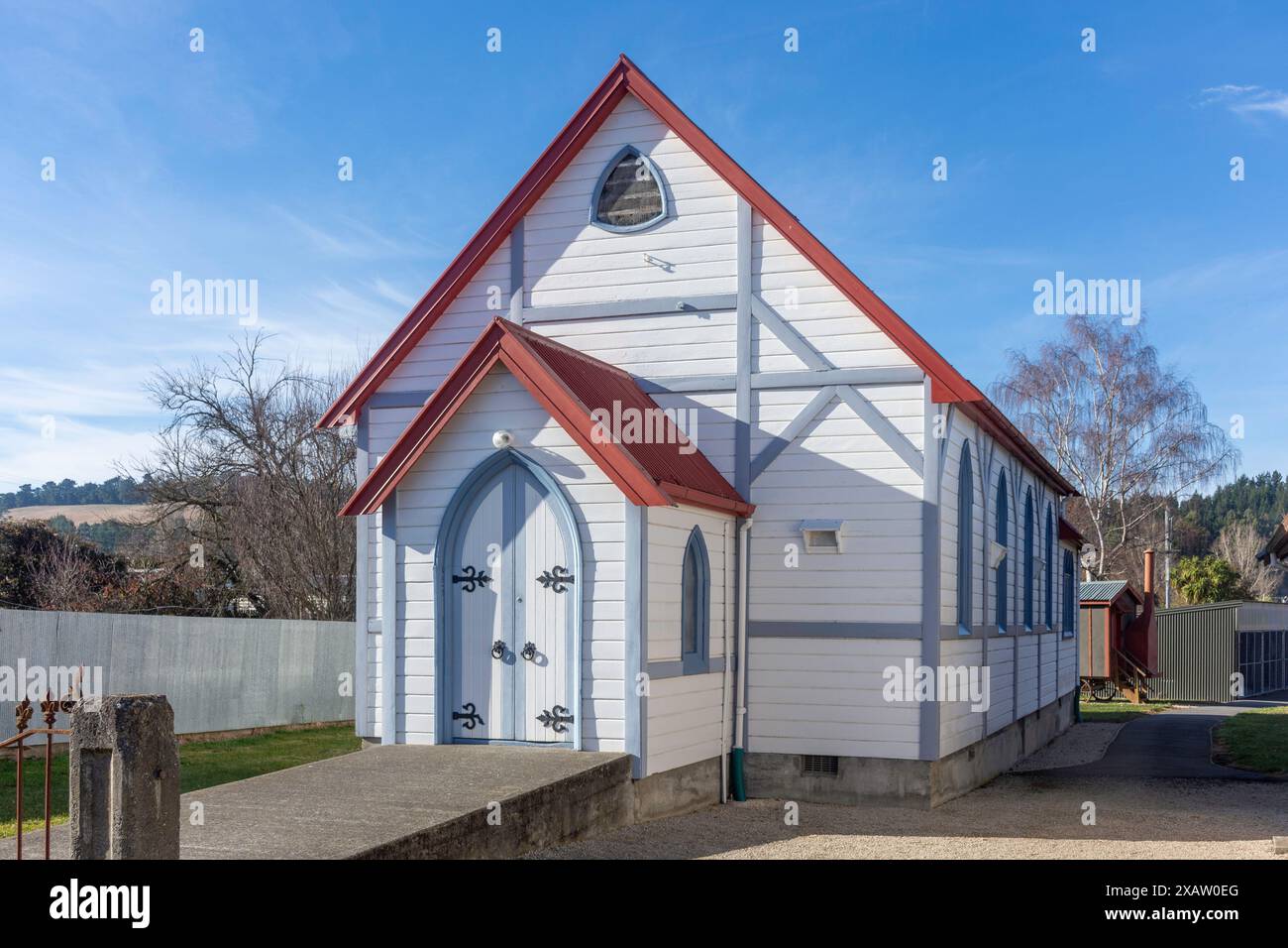 Presbyterian church wooden green cob cottage museum museums loca hi-res ...