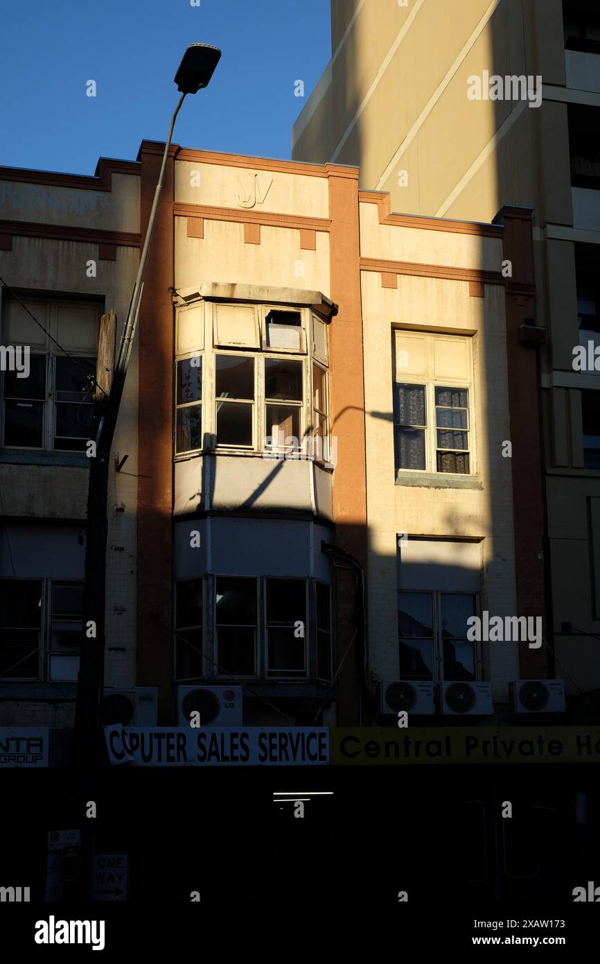 A rundown commercial building near Central Station in Surry Hills ...