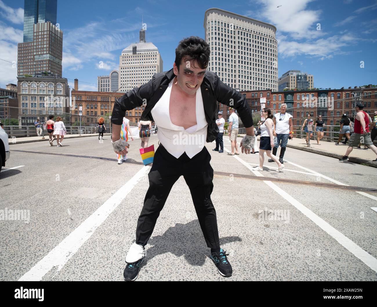 Boston, Massachusetts, USA June 8, 2024. Characters from ÒThe Rocky ...