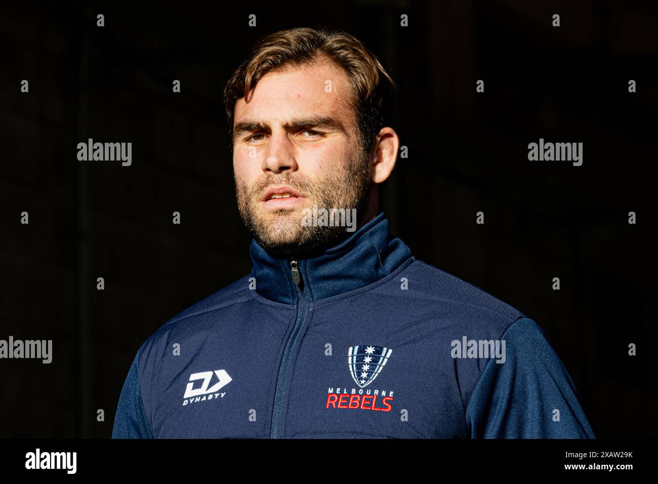 Wellington, New Zealand, 8 June, 2024. Melbourne Rebels Left Flanker ...