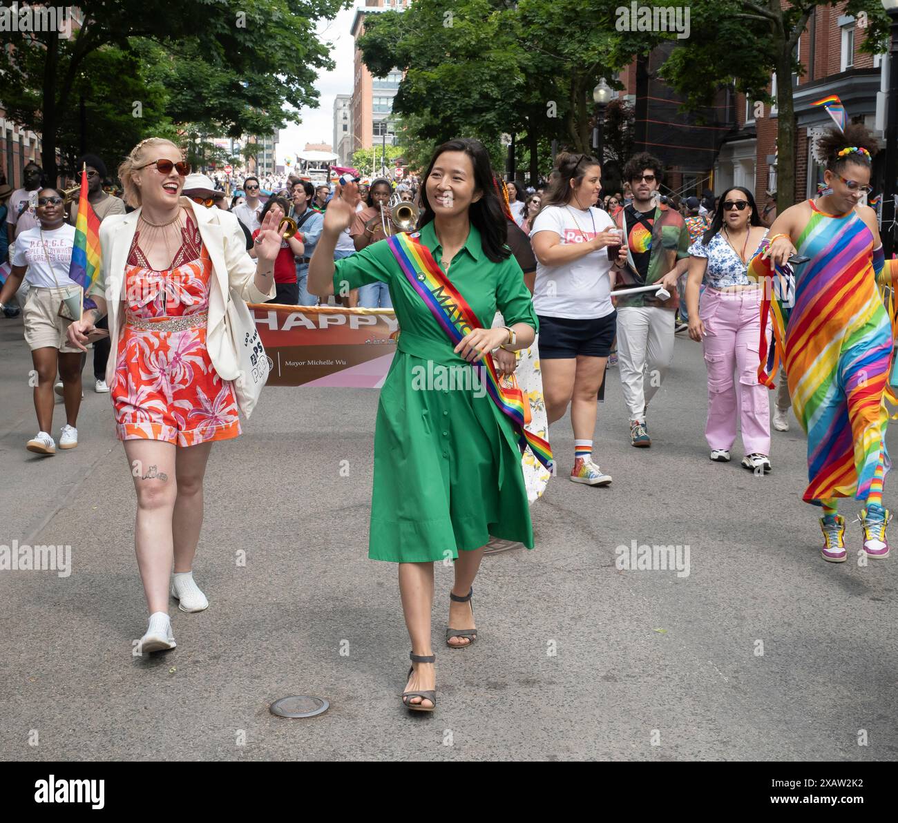 Boston, Massachusetts, USA June 8, 2024. Boston Gay Boston Mayor ...
