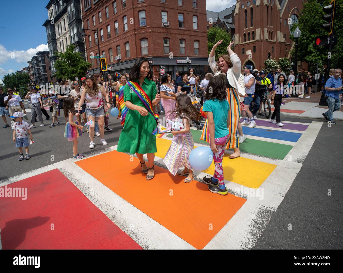 Boston, Massachusetts, USA June 8, 2024. Boston Gay Boston Mayor ...