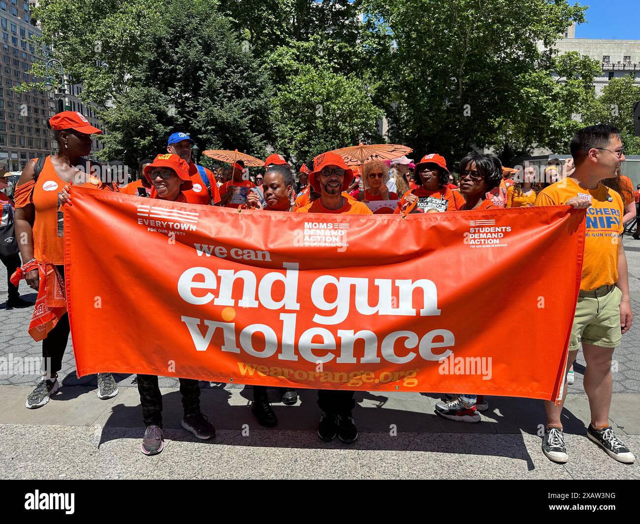 New York, N.Y. - June 1, 2024: Survivors and their families lead march ...