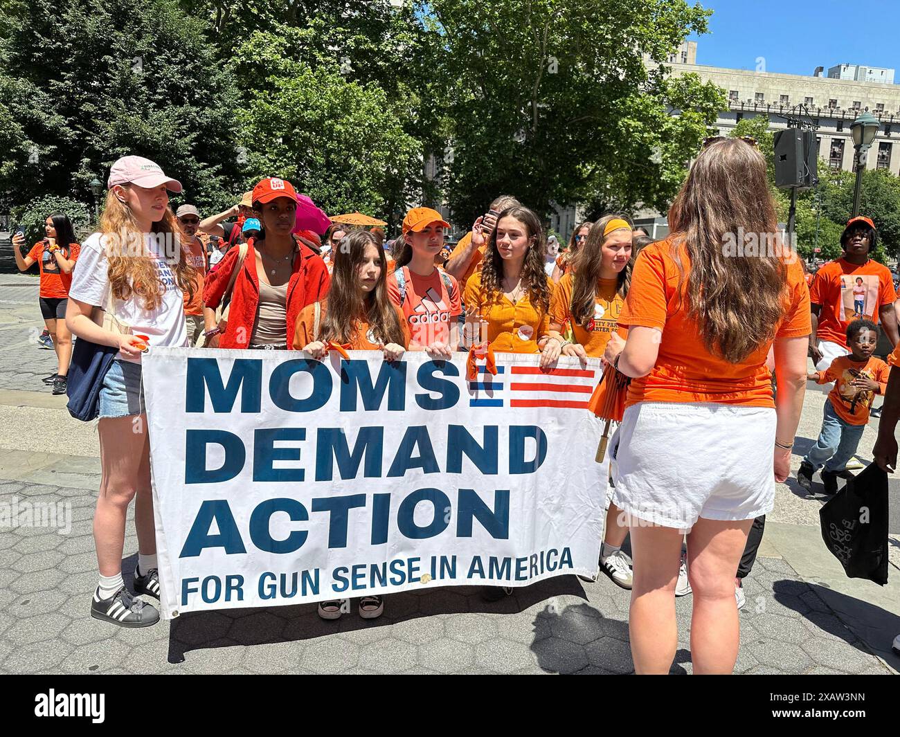 New York, N.Y. - June 1, 2024: Moms Demand Action and allied groups ...