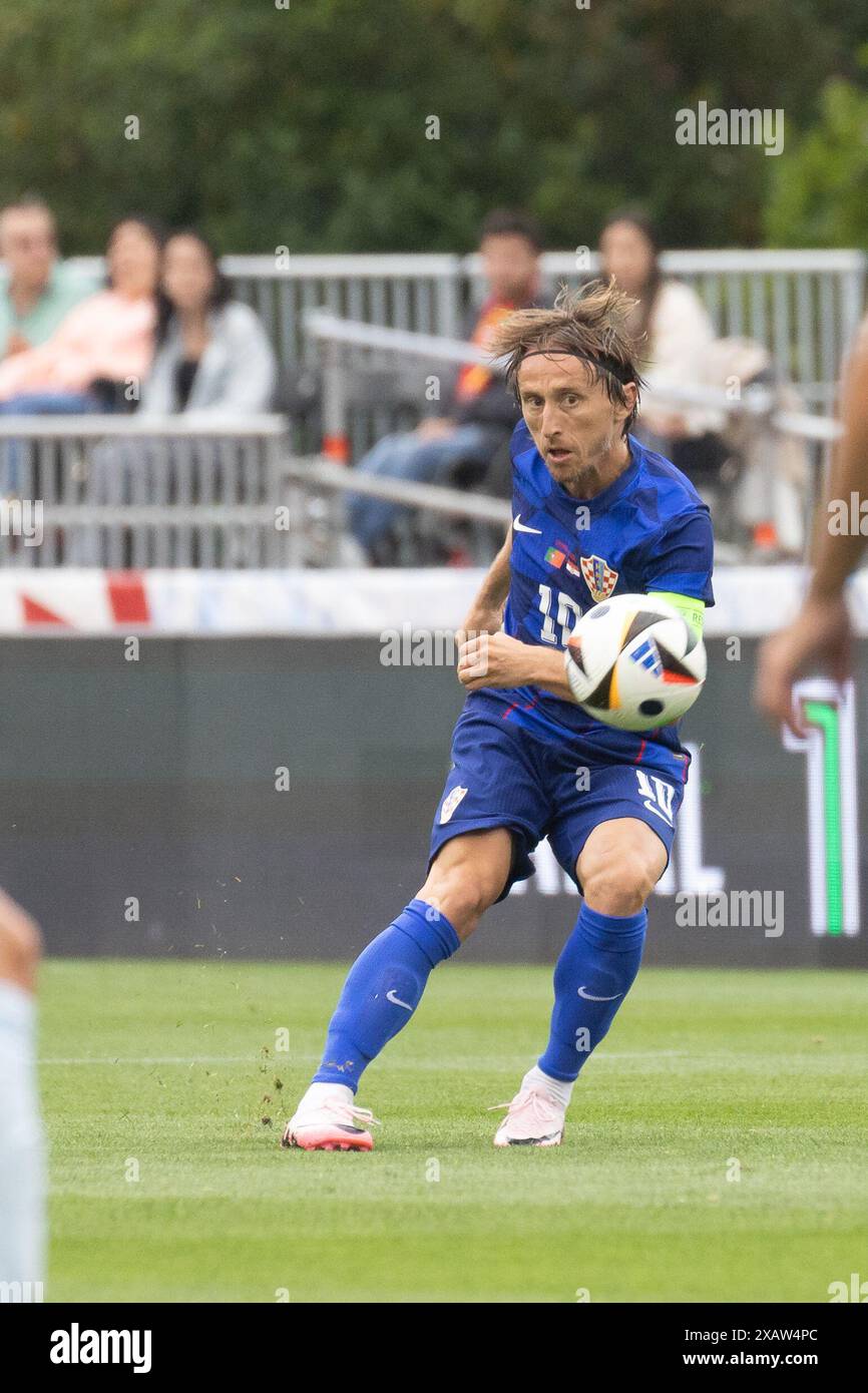 June 08, 2024. Lisbon, Portugal. Croatia's and Real Madrid midfielder ...