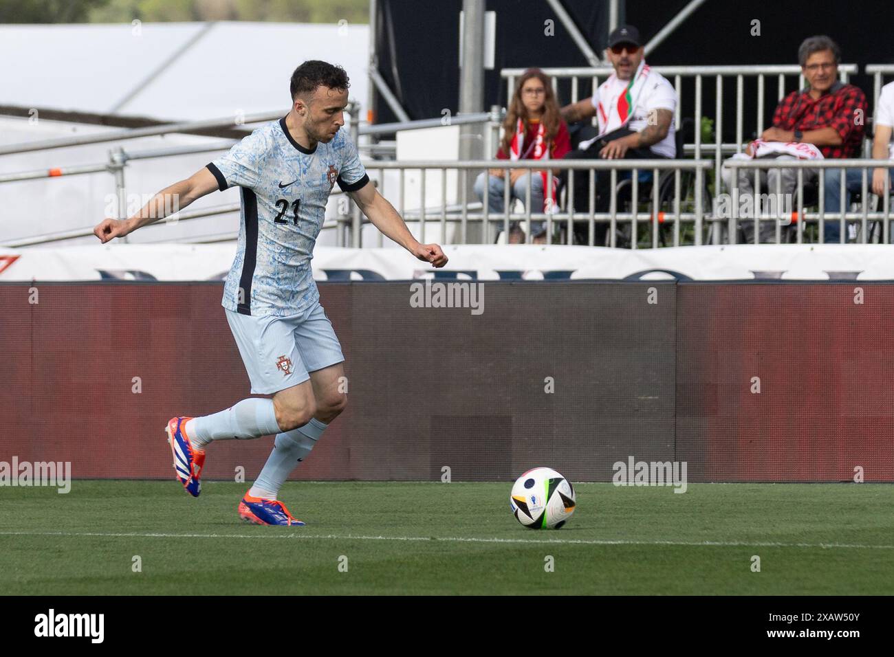 June 08, 2024. Lisbon, Portugal. Portugal's and Liverpool forward Diogo ...