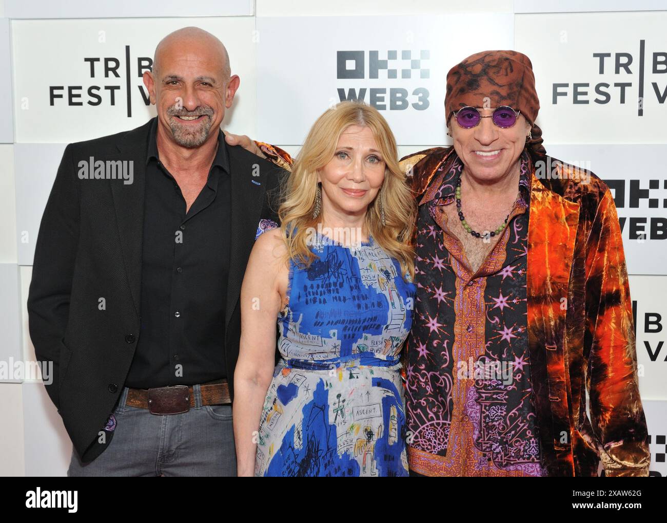 New York, USA. 08th June, 2024. L-R: Bill Teck, Maureen Van Zandt and ...