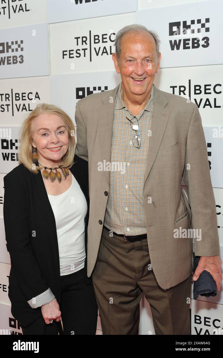 New York, USA. 08th June, 2024. L-R: Betty Sue Flowers and Bill Bradley attend the world ...