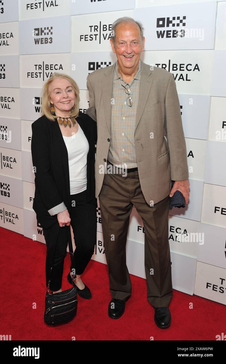 New York, USA. 08th June, 2024. L-R: Betty Sue Flowers and Bill Bradley attend the world ...