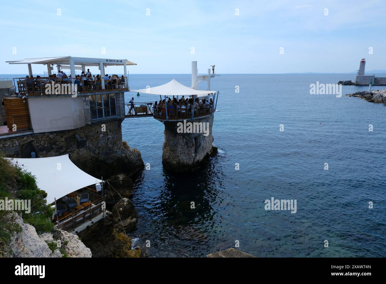 Le Plongeoir restaurant is located on an emblematic site in the city of ...