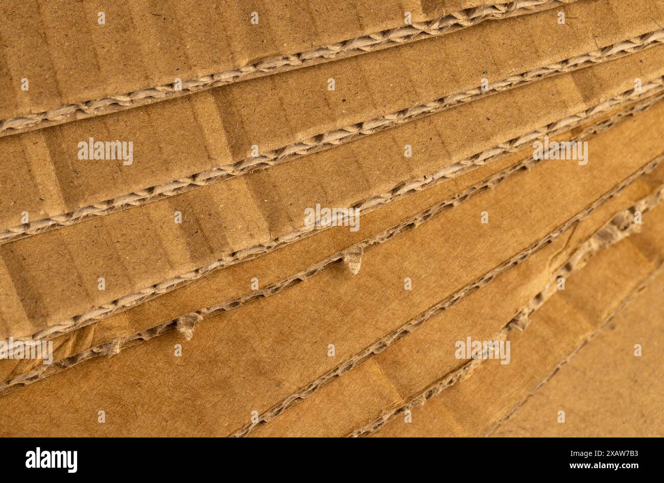 old corrugated cardboard for storage and transportation, old cardboard ...