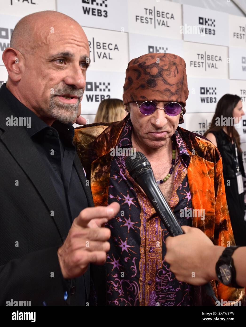 New York, USA. 08th June, 2024. L, C: Bill Teck and Steven Van Zandt ...