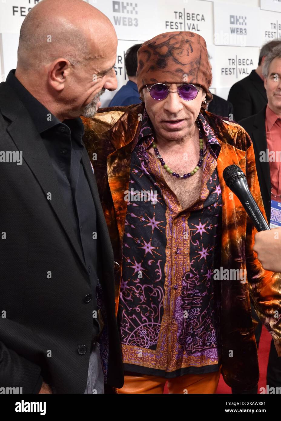 New York, USA. 08th June, 2024. L, C: Bill Teck and Steven Van Zandt ...