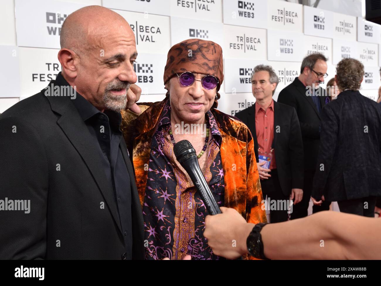 New York, USA. 08th June, 2024. L, C: Bill Teck and Steven Van Zandt ...