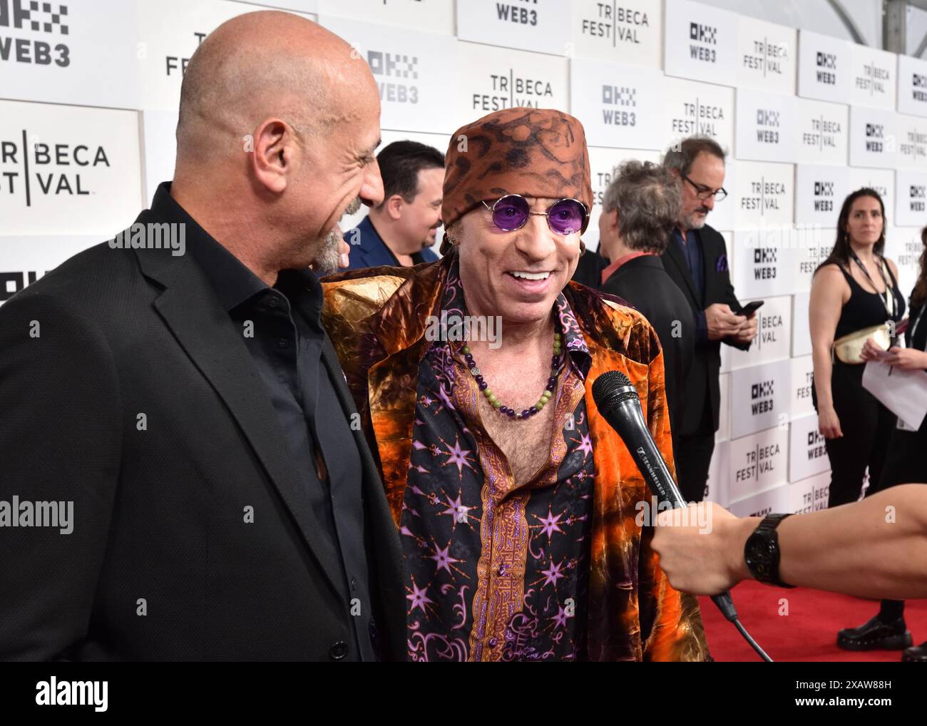 New York, USA. 08th June, 2024. L, C: Bill Teck and Steven Van Zandt ...