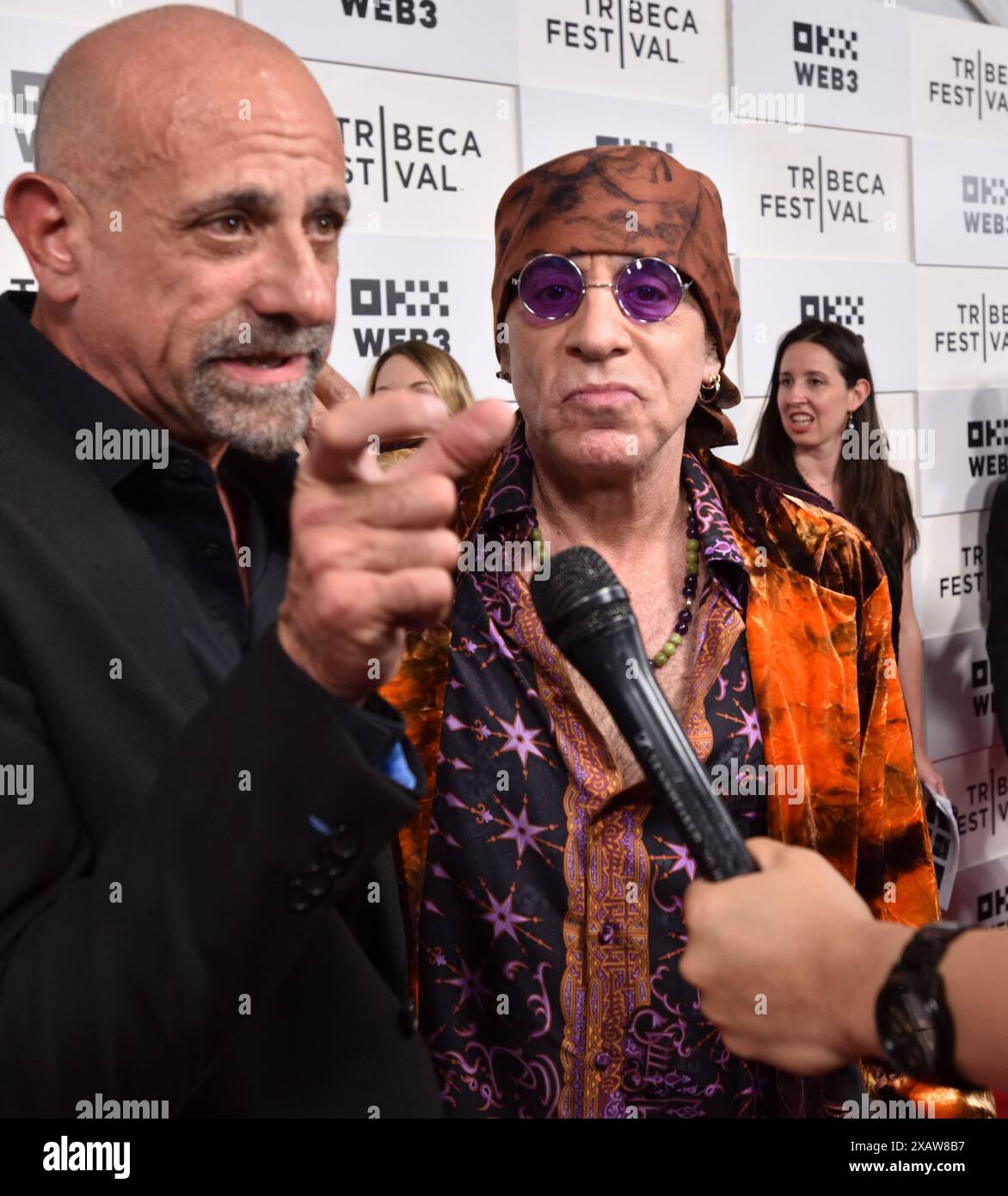 New York, USA. 08th June, 2024. L, C: Bill Teck and Steven Van Zandt ...