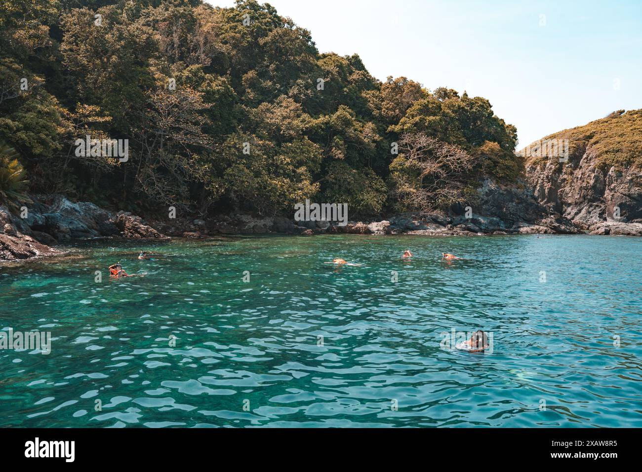 Perhentian, Kelatan, Malaysia - May 9, 2024 : People Snorkeling in the ...