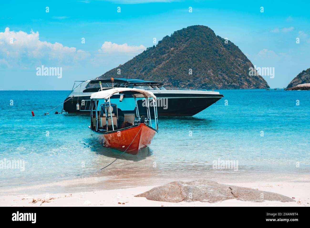 Perhentian, Kelatan, Malaysia - May 9, 2024 : Beautiful Tropical Island ...