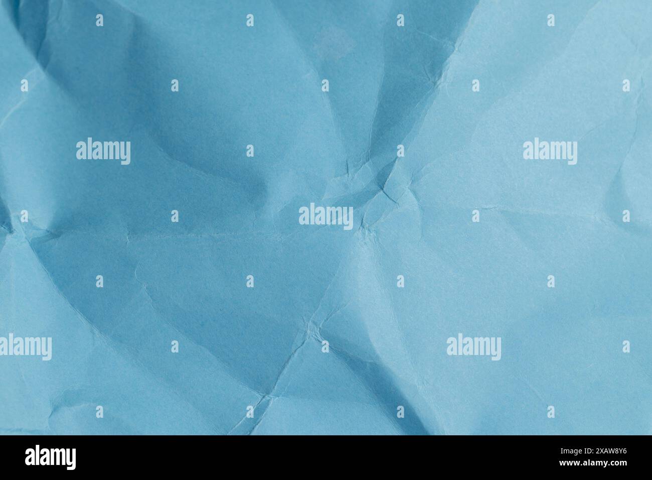 blue crumpled paper close-up, a piece of crumpled blue paper Stock ...