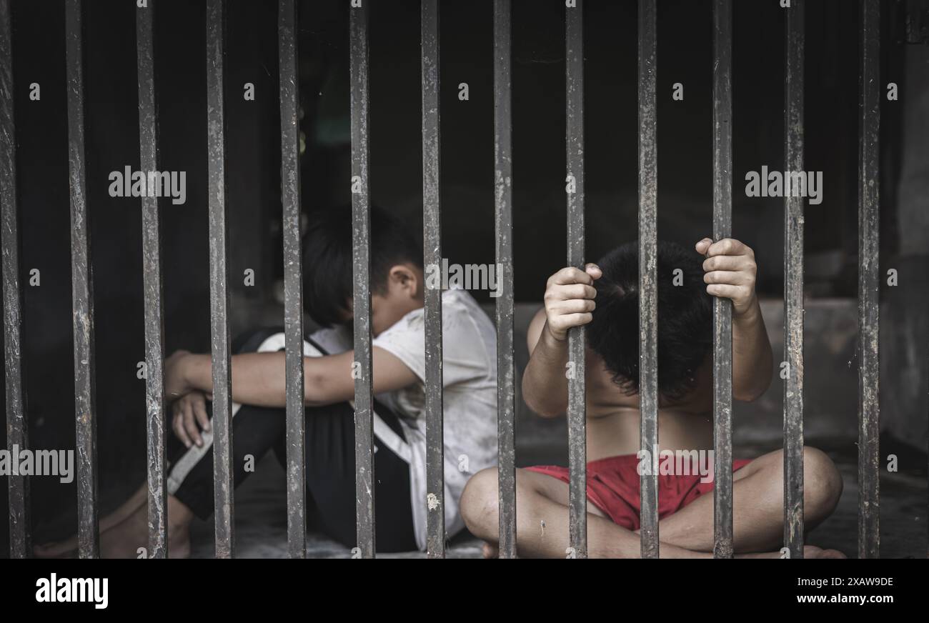 The concept of stopping violence against children, Stop child abuse ...