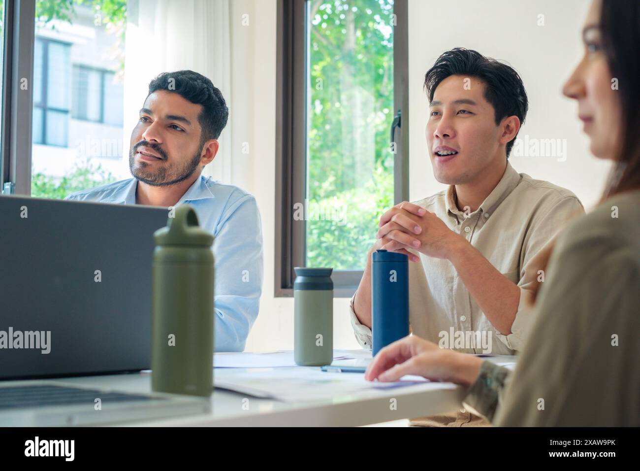 diversity business team discussion esg (environment,social ,governace ...