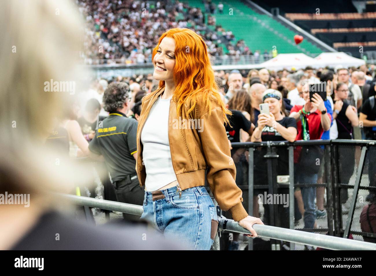 Italian singer Music Concert - Vasco Rossi - Vasco Live 2024 Noemi ...