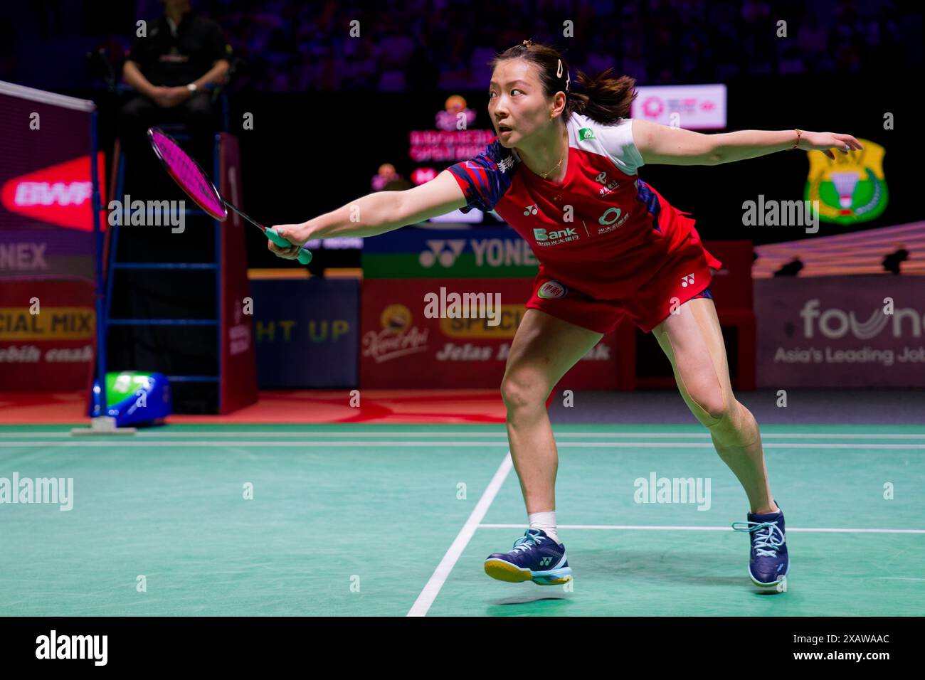 Jakarta, Indonesia. 08th June, 2024. HUANG Ya Qiong of China in action ...