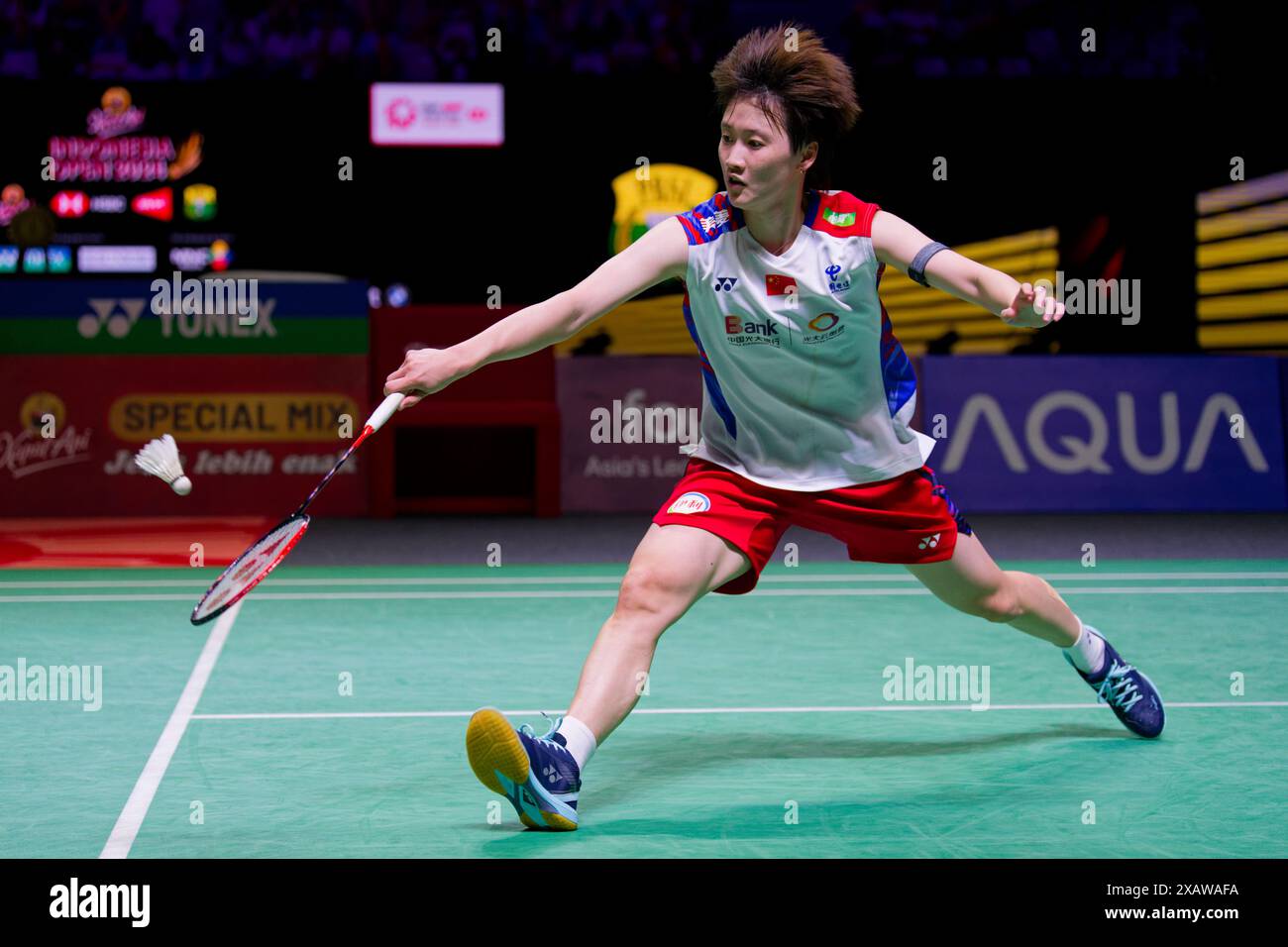 Jakarta, Indonesia. 08th June, 2024. CHEN Yu Fei of China in action during the singles match on ...
