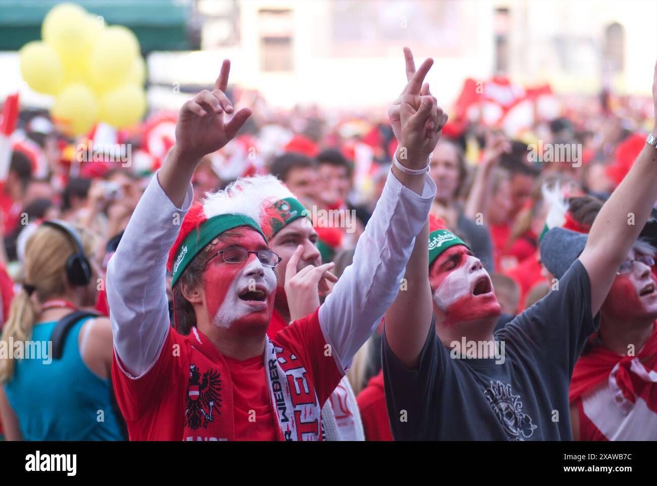 Vienna, Austria. 17 June 2008. The 13th European Football Championship ...
