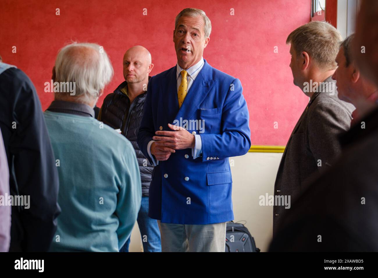 Nigel Farage Election , Clacton on Sea, UK, 8, June,2024 Reform Party ...