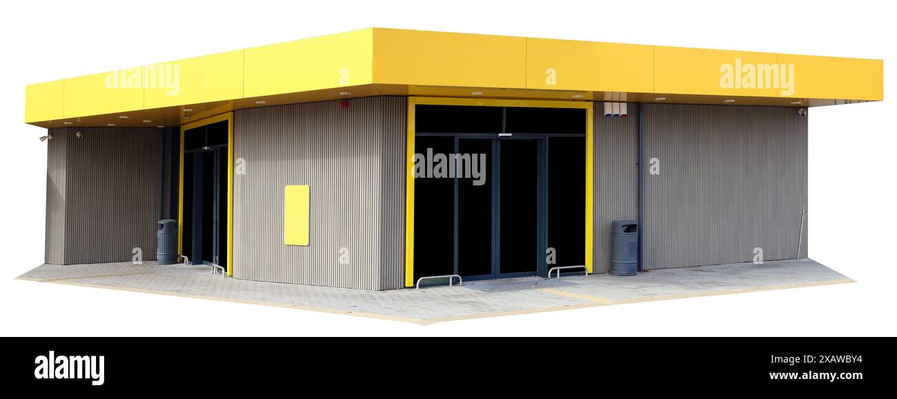 Mall entrance exterior Cut Out Stock Images & Pictures - Alamy