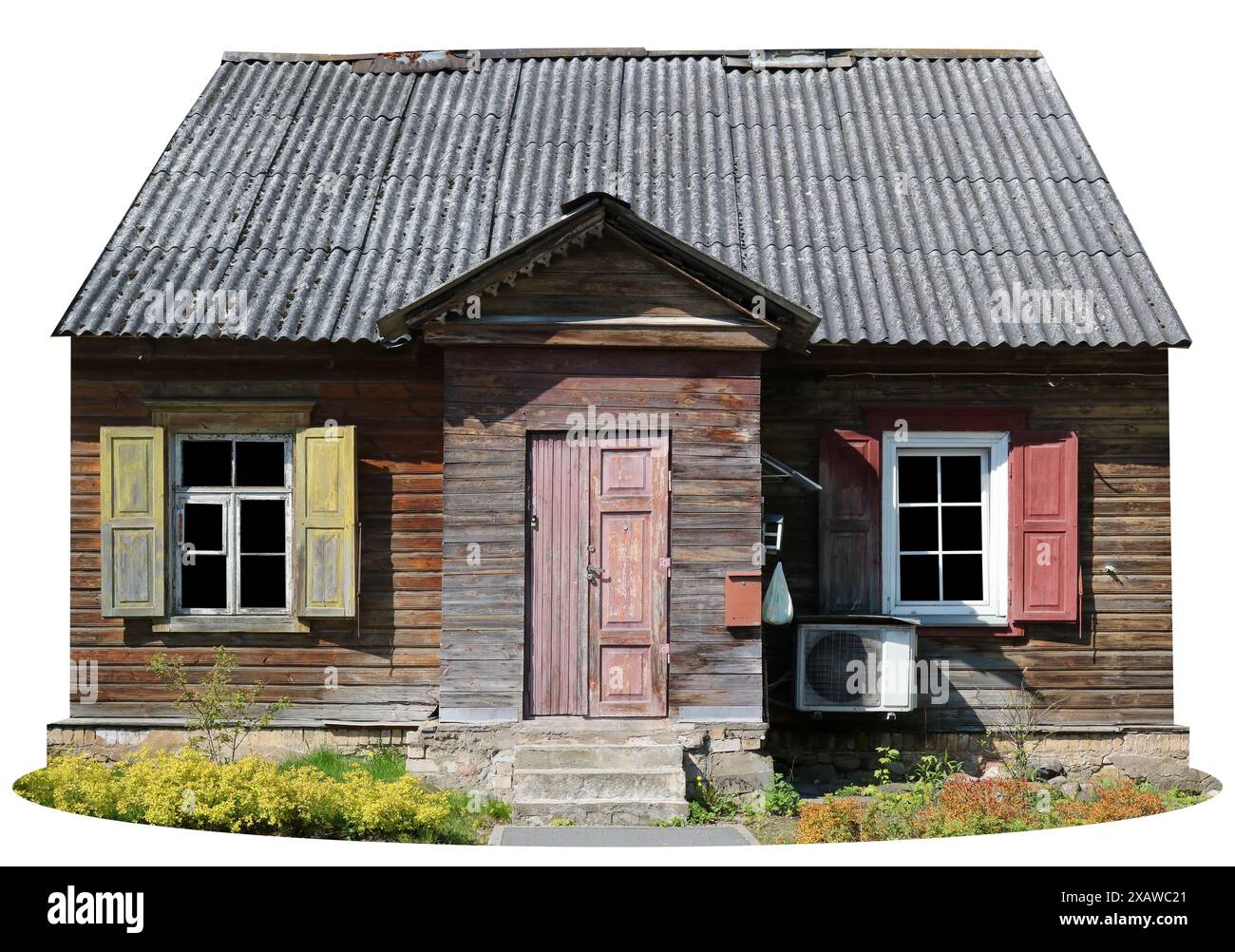 Old farmhouse roof Cut Out Stock Images & Pictures - Alamy