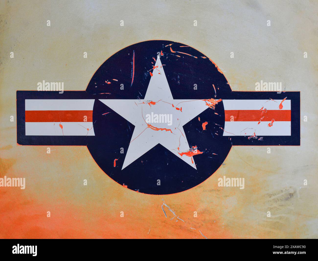 Air Force symbol on a plane at a Flight Museum Stock Photo - Alamy