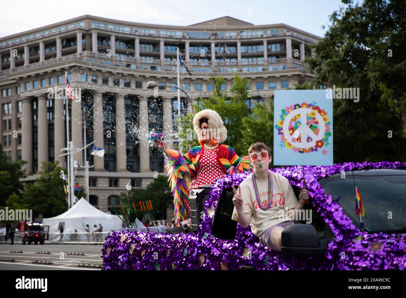 Supporters of LGBT rights and equality during the annual Pride Parade ...